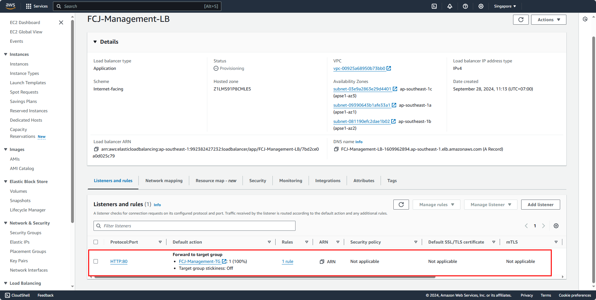 Create Load Balancer :: DEPLOYING FCJ MANAGEMENT APPLICATION WITH AUTO ... Create Load Balancer :: DEPLOYING FCJ MANAGEMENT APPLICATION WITH AUTO ...