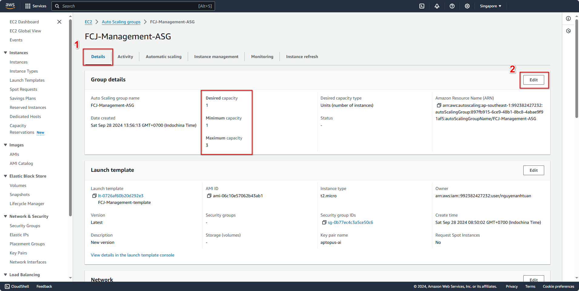 Test manual scaling solution :: DEPLOYING FCJ MANAGEMENT APPLICATION ...