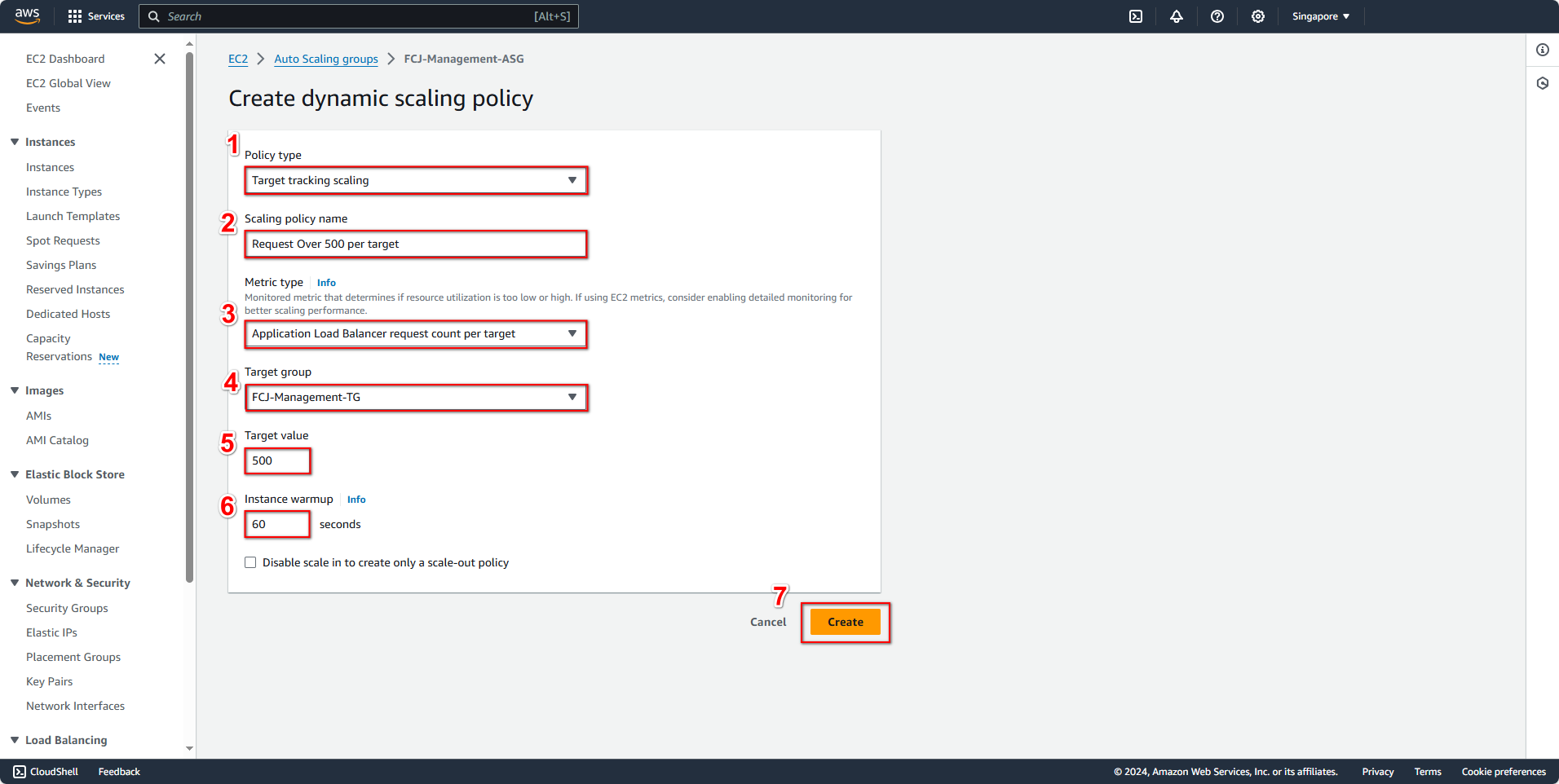 Test Dynamic Scaling Solution Deploying Fcj Management Application With Auto Scaling Group