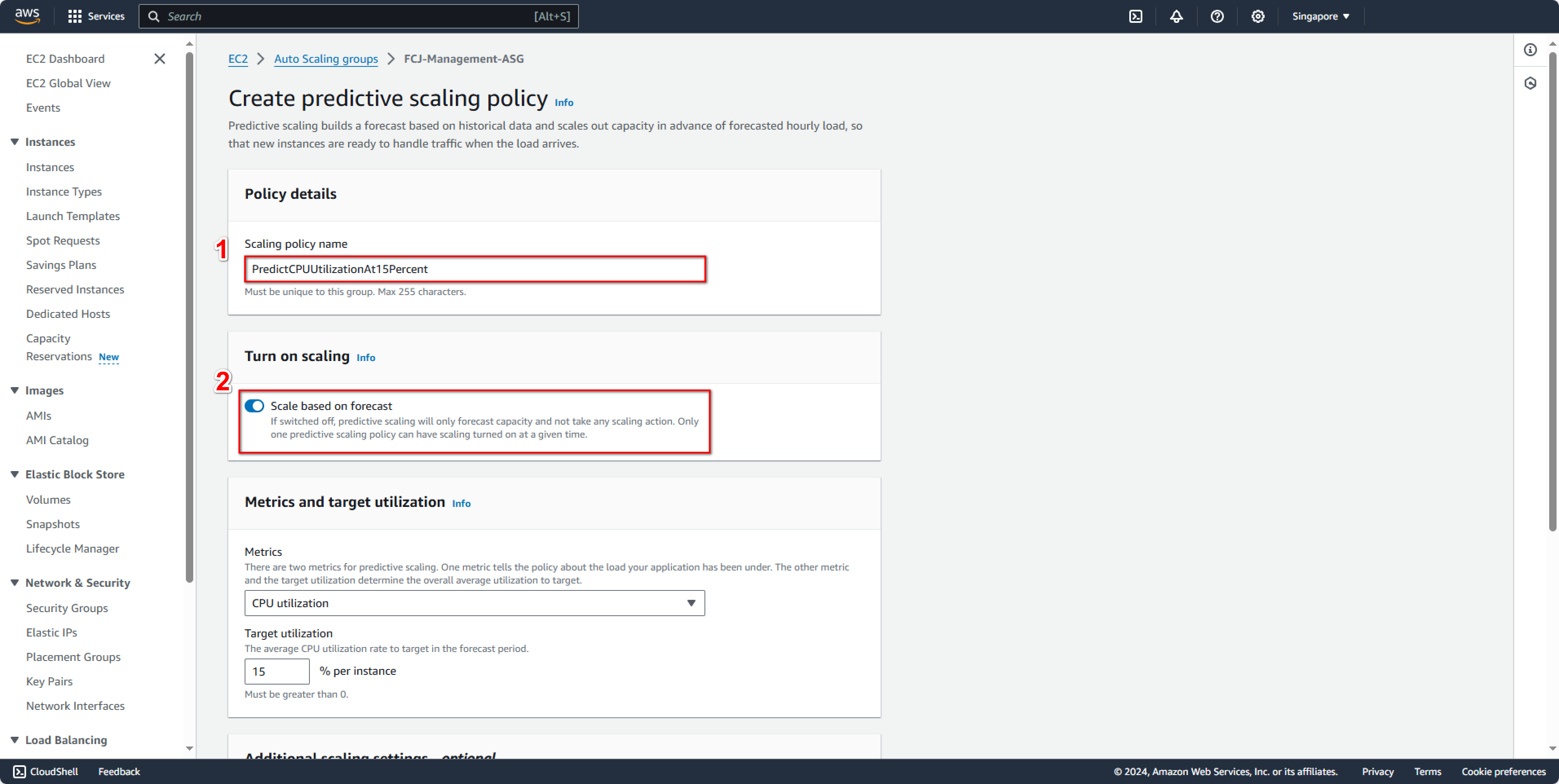 Đọc metrics của giải pháp predictive scaling :: TRIỂN KHAI ỨNG DỤNG FCJ MANAGEMENT VỚI AUTO ...